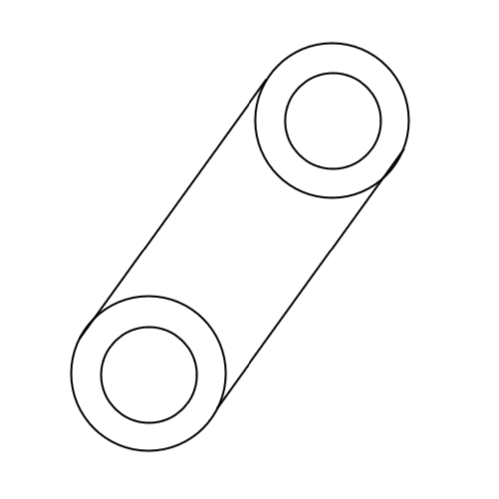 Schaumstoffzuschnitt nach Maß - Rolle hohl